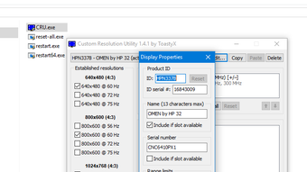 Custom Resolution Utility - CRU - Download